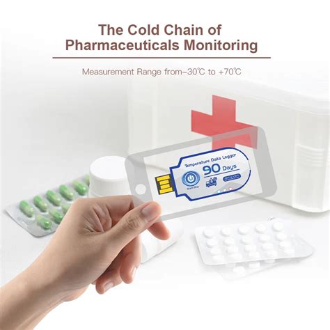 Cold Chain Disposable Temperature Recorder Usb Temperature Monitor Thermometer Data Logger