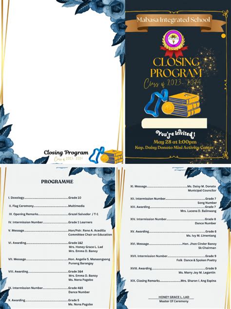 Closing Program Final Lay Pdf