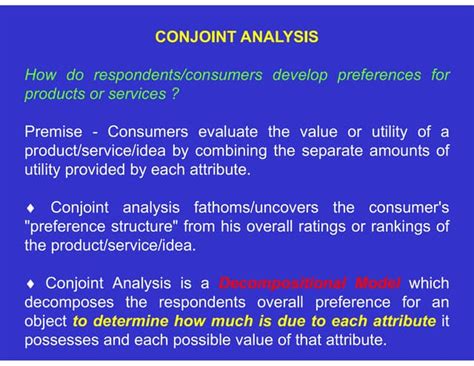 Conjoint Analysis Pptx