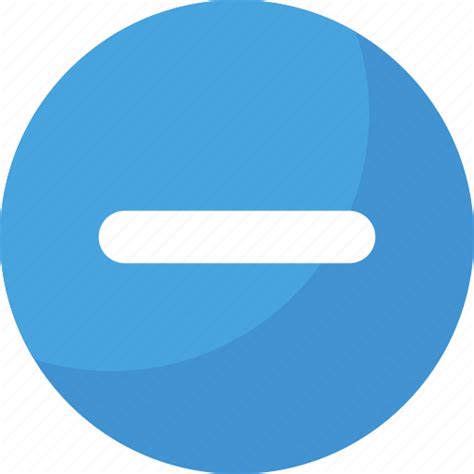 Minus Minus Button Less Cancel Maths Subtraction Button Icon