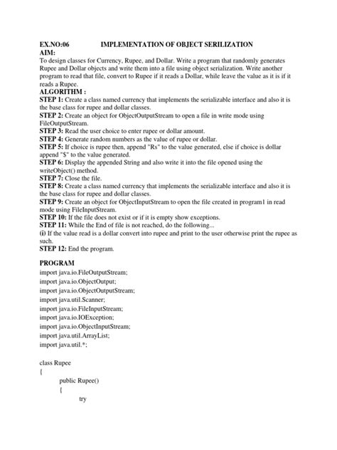 Ex6 Pdf Computer Engineering Computing
