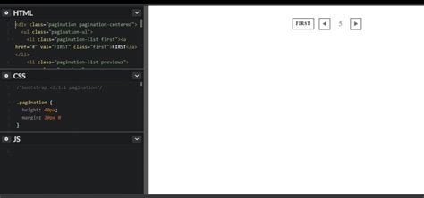 Best Bootstrap Pagination Templates OnAirCode
