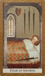 Four Of Swords Tarot Card Meanings And Symbolism