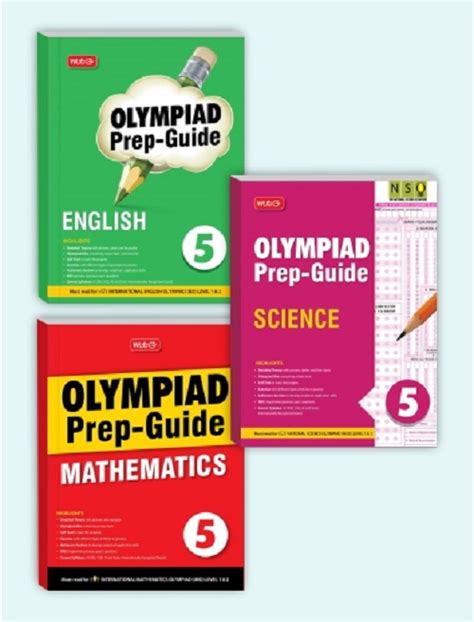 Class 5 Olympiad Prep Guide Book Combo For Nso Imo Ieo Mtg Learning