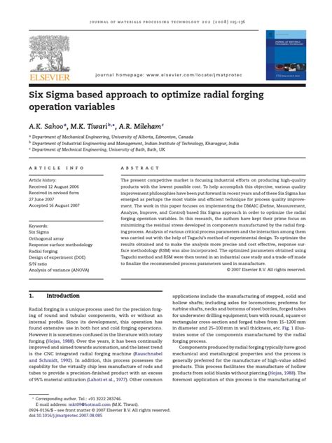 pdf 53 six sigma based approach to optimize radial forging dokumen tips
