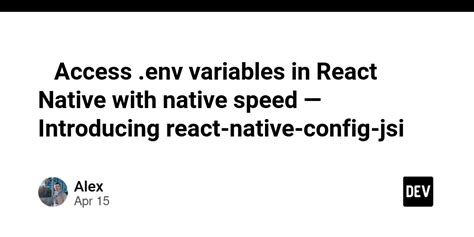 🚀 Access Env Variables In React Native With Native Speed — Introducing