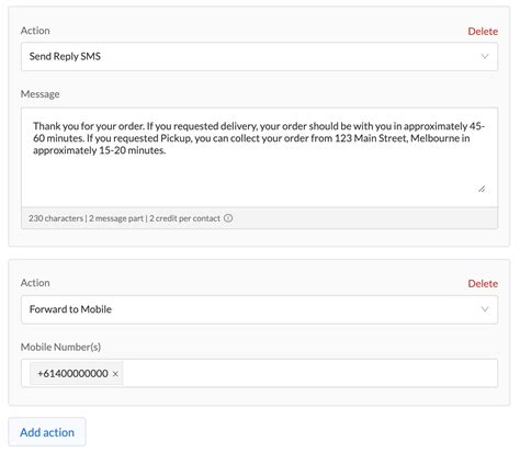 how to create a multi part automated conversation in the messaging hub