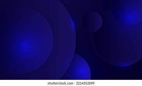 Abstract Blue Background D Overlap Circle Stock Vector Royalty Free Shutterstock