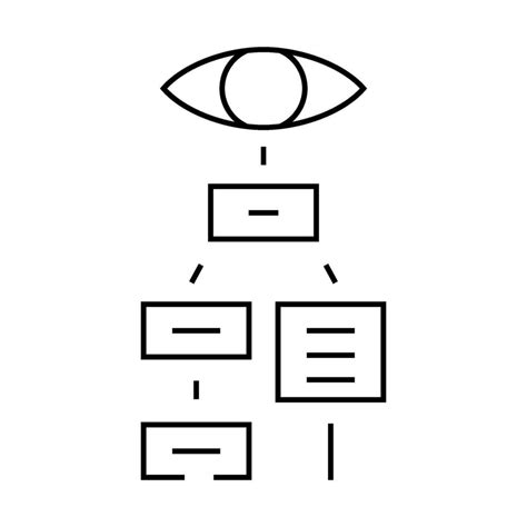 Visual Hierarchy Ux Ui Design Line Icon Illustration Vector Art At Vecteezy