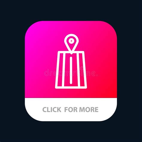navigation road route mobile app button android and ios line version