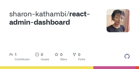 Github Sharon Kathambi React Admin Dashboard