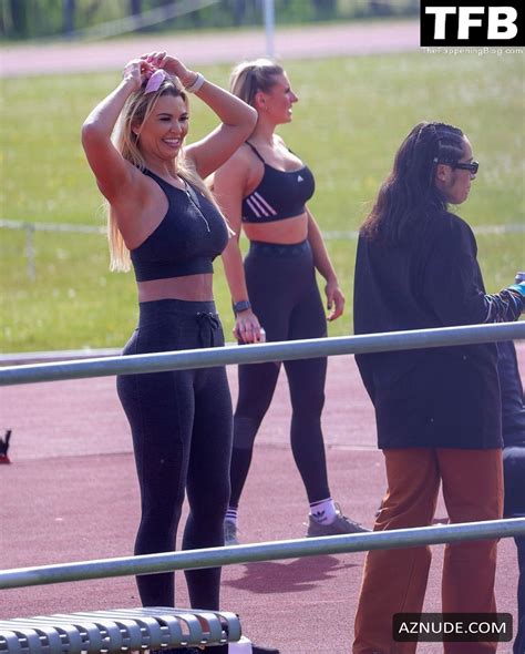 Christine Mcguinness Showing Off Her Impressive Abs And Ass In London Aznude