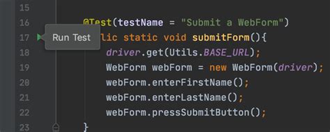 Intellij Idea Selenium Webdriver Automated Web Tests With Page Objects