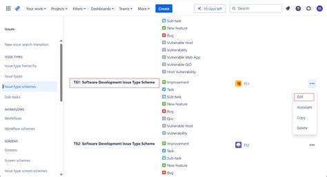 Adding Issue Types To Issue Type Scheme