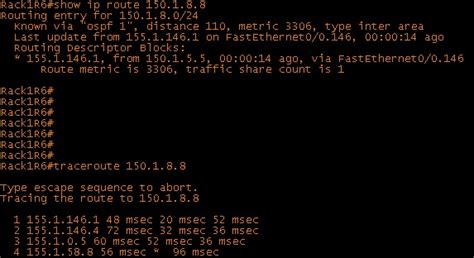 Virtualrack For Network Engineers Lab Ospf Path Selection With Non Backbone Transit Areas