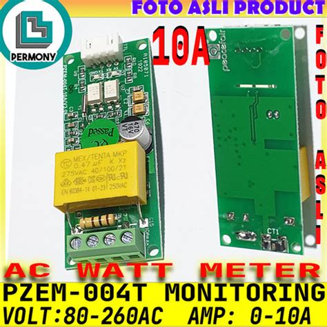 Jual Pzem 004t 10a Meter Sensor Arus Tegangan Ac Voltage Current Monitoring Pzem004t Jakarta