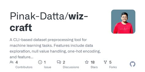 Github Pinak Dattawiz Craft A Cli Based Dataset Preprocessing Tool