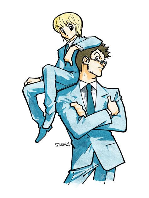 Kurapika And Leorio Paladiknight Hunter X Hunter Drawn By Sasaki Koguma Danbooru