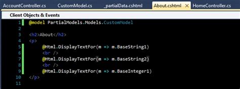 Mvc Using Partial Views With Reduced Model Data Tech Talk Madness