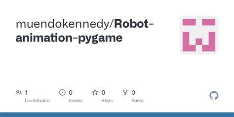 GitHub Muendokennedy Robot Animation Pygame