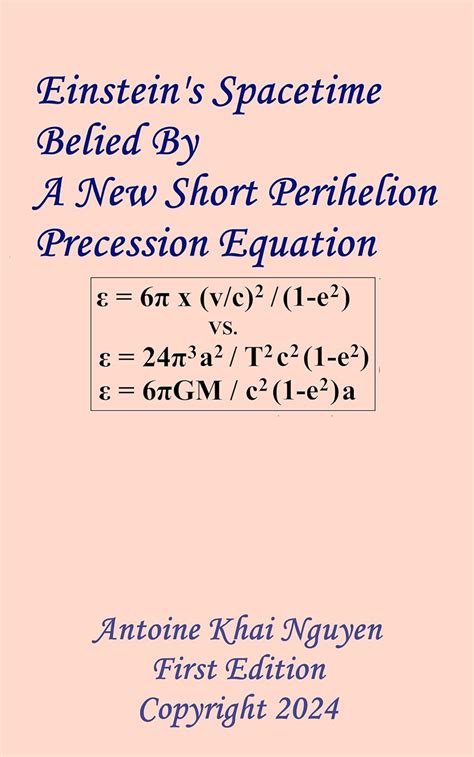 Einsteins Spacetime Belied By A New Short Perihelion Precession