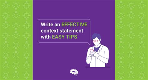 Write An Effective Context Statement With Easy Tips