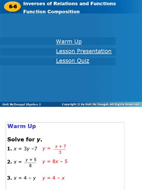 02 L66 Inverse Relations And Function Composition Pdf