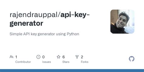 Github Rajendrauppal Api Key Generator Simple Api Key Generator Using Python