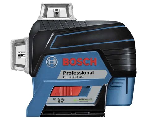 Bosch GLL 3-80 CG Green Multi Line Laser Level W/ Bluetooth, Measuring ...