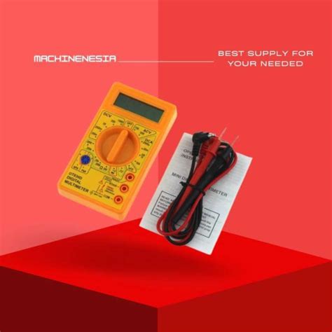 Promo MULTITESTER DIGITAL AC DC MINI POCKET DIGITAL MULTIMETER AVOMETER Diskon 35 Di Seller