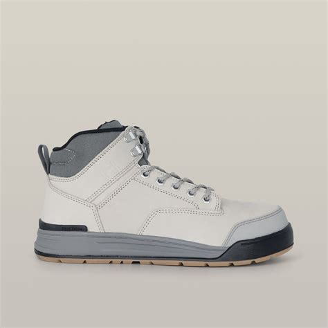 3056 Lace Zip Safety Boot Grey Hard Yakka Australia