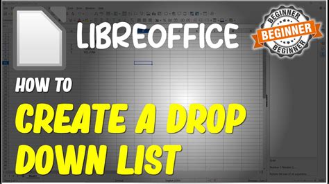 How To Create A Drop Down List In Libreoffice Calc At Susan Pietsch Blog