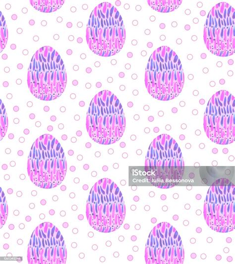 원활한 패턴 배경 멀티 컬러 추상 부활절 달걀의 질감 수채화 장식 도면 계절에 대한 스톡 벡터 아트 및 기타 이미지 계절 공휴일 다중 색상 Istock