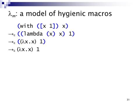 Ppt A Theory Of Hygienic Macros Powerpoint Presentation Free Download Id5079358
