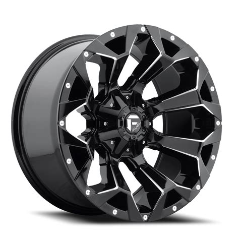 Fuel Assault D576 20x9 20 8x1651mm 1252mm Gloss Black Milled