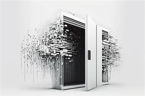 Premium Photo Ai Generated Illustration Of Big Data Visualization Information Analytics Concept