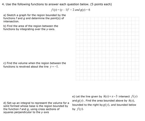 solved 4 use the following functions to answer each