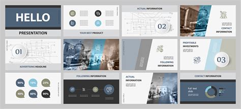 이 템플릿은 마케팅 및 광고 전단지 및 배너 연례 보고서에 사용 되는 비즈니스 프리 젠 테이 션으로 최고입니다 어두운 회색 배경에 요소 콘센트에 대한 스톡 벡터 아트 및