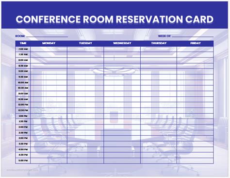 Meeting Room Reservation Template At Makayla Hampton Blog