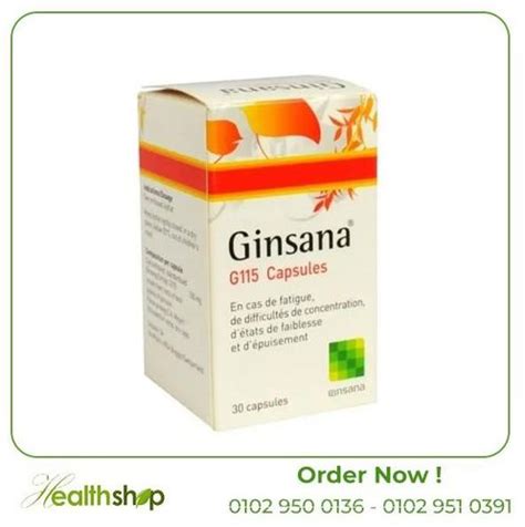 سعر ومواصفات Ginsana 115g, 30 Capsules من thsegypt فى مصر - ياقوطة!‏