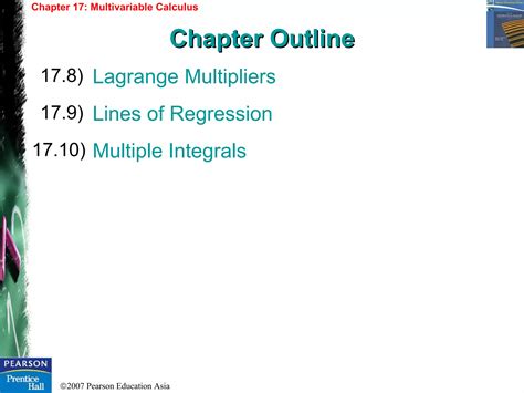 Chapter 17 Multivariable Calculus Ppt