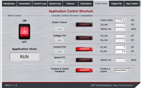 Mcsxte2bk142 Application Software No Startup In Voltage Foc Mode Nxp