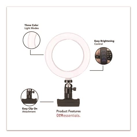 Otm Essentials™ Universal Ring Light 6 Dia Black Chem Pak