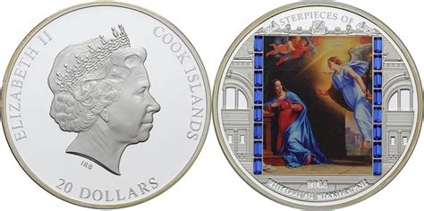 Cook Islands 20 Dollars 2014 Mintage 1644 Pcs Proof Ma Shops