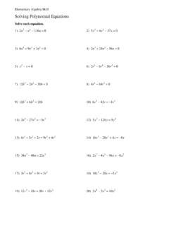 Solving Polynomial Equations Solving Polynomial Equations Pdf PDF PRO