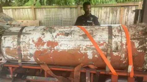 Us Rusted Rocket Designed To Carry Nuclear Missile Found In Mans