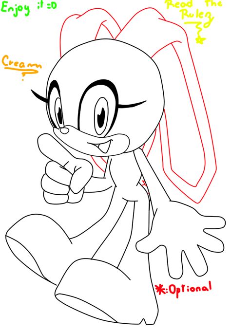 Cream The Rabbit Sonic X Base