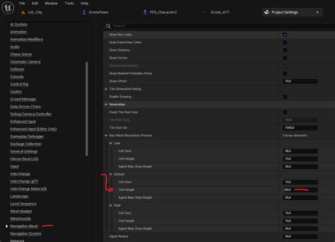 Unreal Engine 5 3 Set Nav Mesh Height Ask GameDev Tv