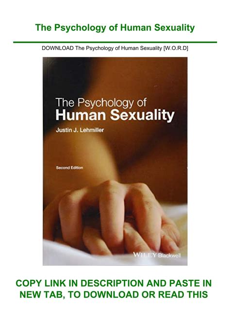 Download The Psychology Of Human Sexuality Word