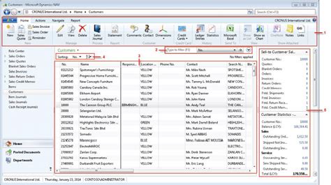 About Computer Navision User Interface
